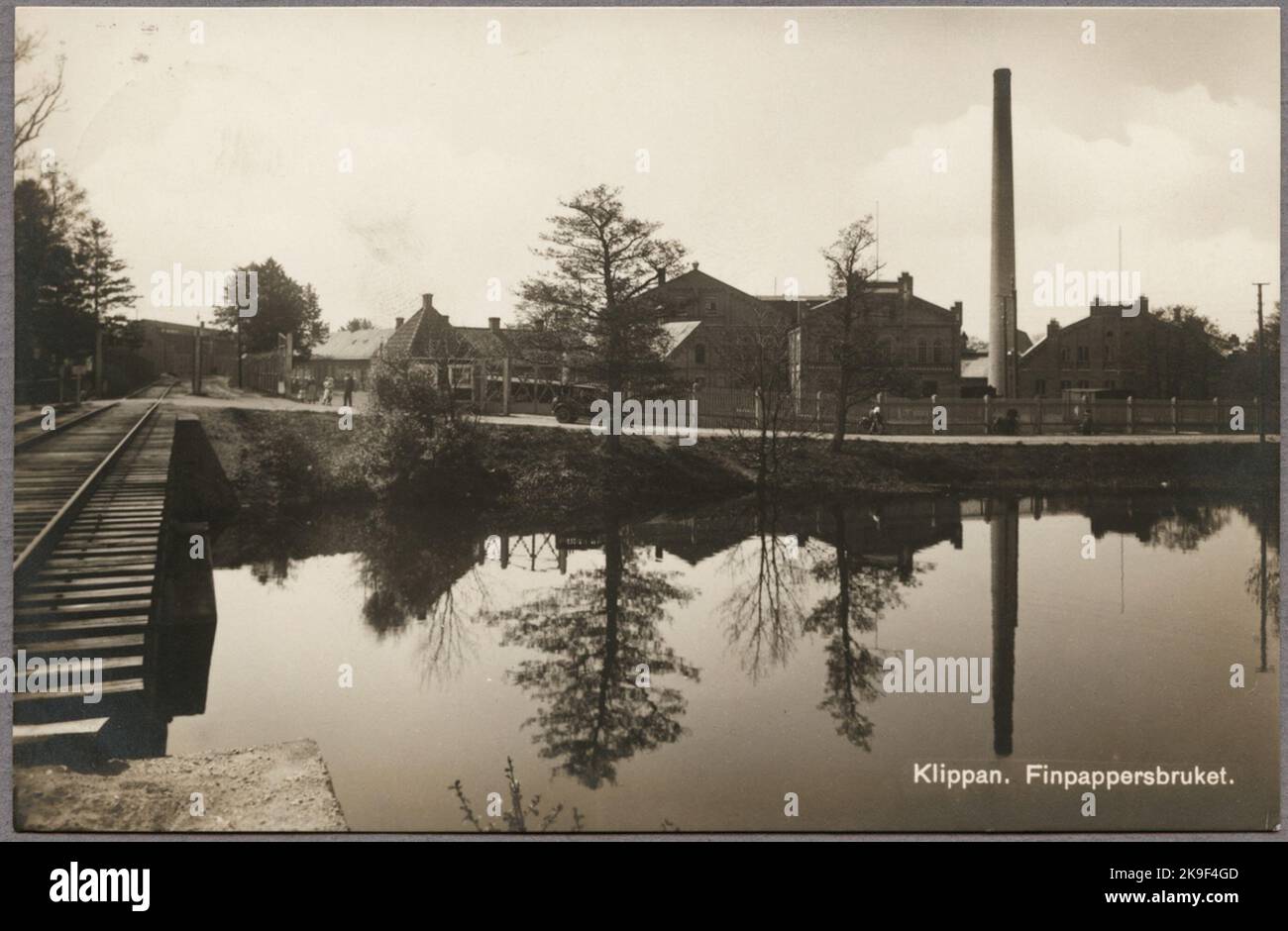 Paper mill in the cliff Stock Photo - Alamy