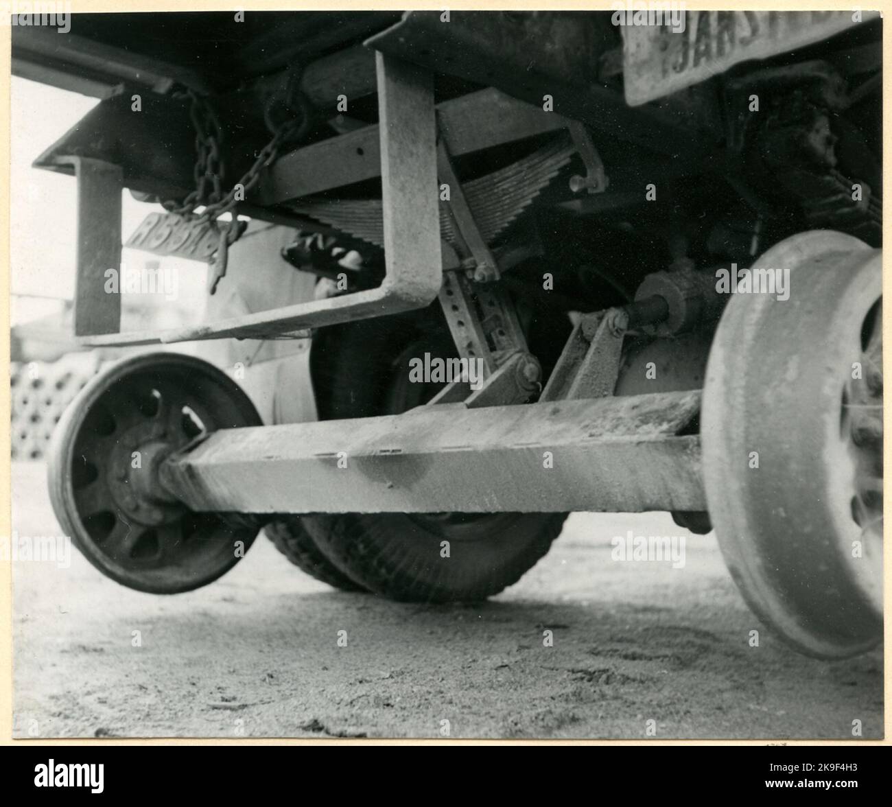 The spar wheel on the SE Auto-Railer 5226 Stock Photo - Alamy