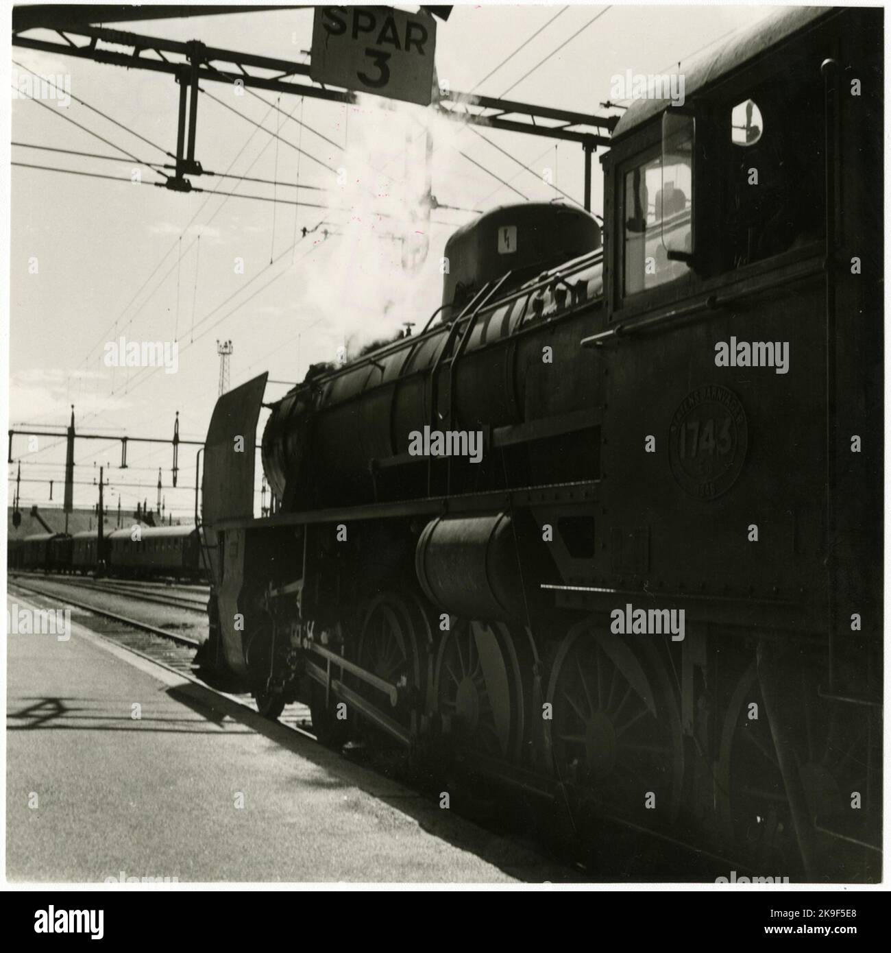 Östersund Station and Bangård in June 1959. The State Railways, SJ. The ...