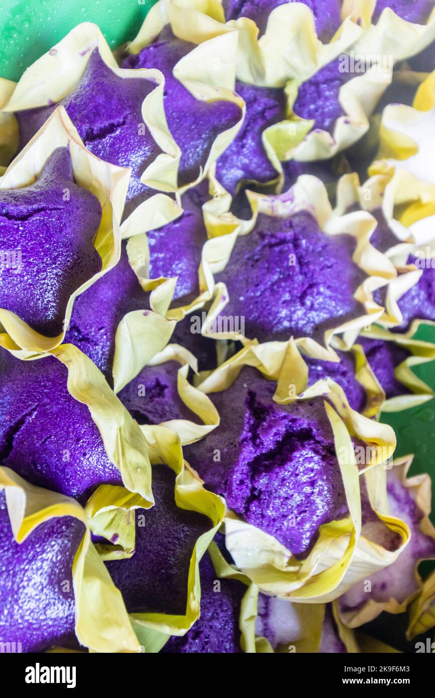 Native steamed rice cake in Cebu, Philippines Stock Photo - Alamy