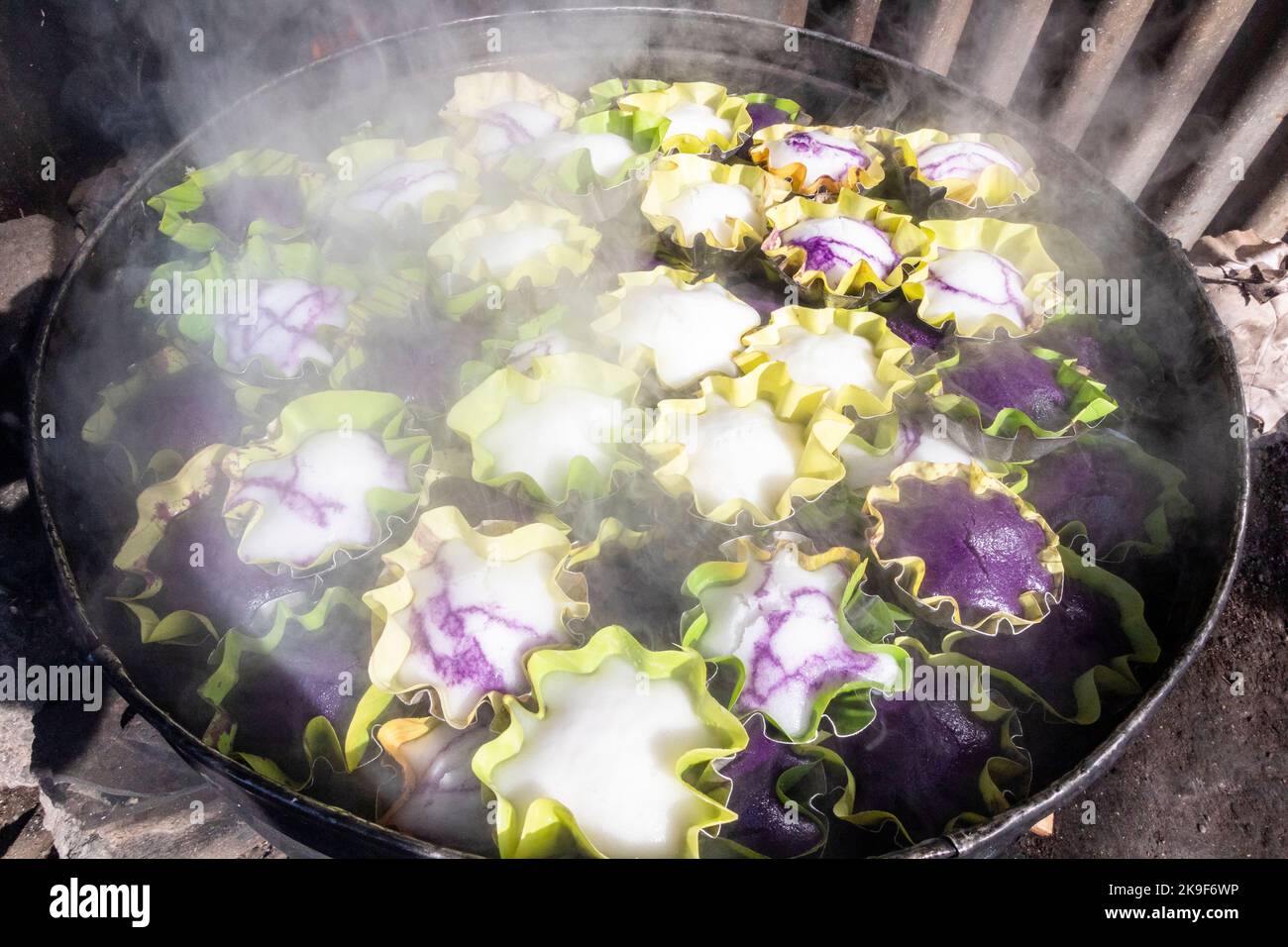 Native steamed rice cake in Cebu, Philippines Stock Photo - Alamy