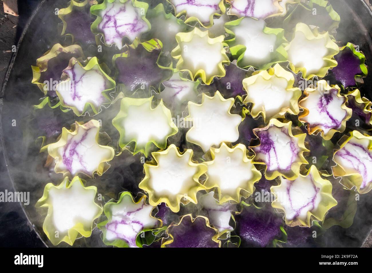 Native steamed rice cake in Cebu, Philippines Stock Photo - Alamy