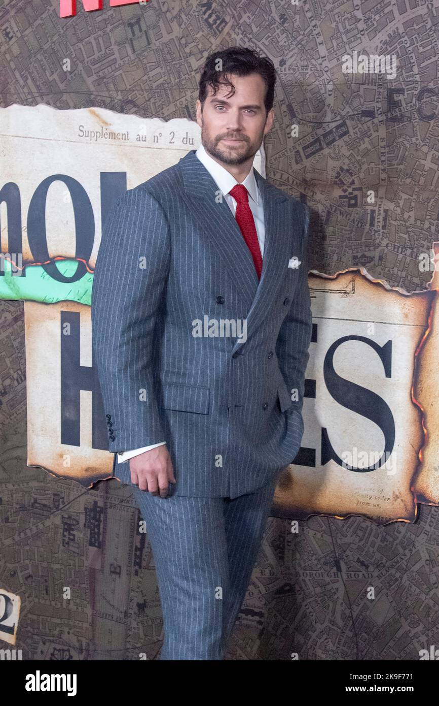 New York, USA. 27th Oct, 2022. Henry Cavill attends Netflix's "Enola ...