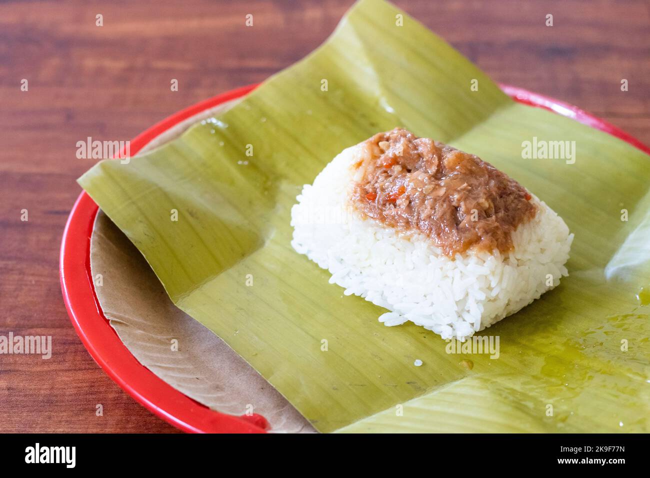 Popular Filipino food called pater which is rice topped with meat and ...