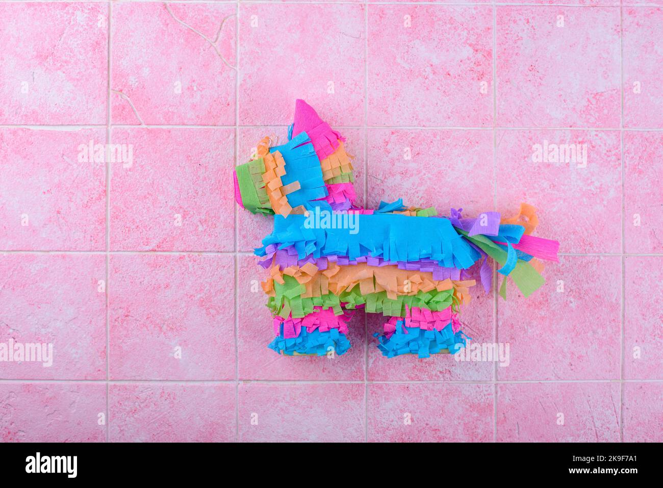 Traditional Mexican pinata in shape of donkey Stock Photo - Alamy