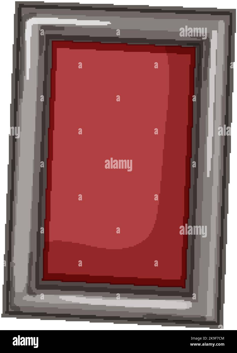 wall photo frame cartoon vector illustration Stock Vector Image & Art ...