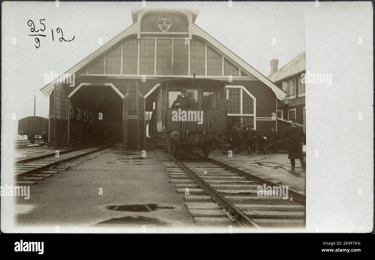 District Manager Carl Gustaf Brinck on a fare trip at the national ...