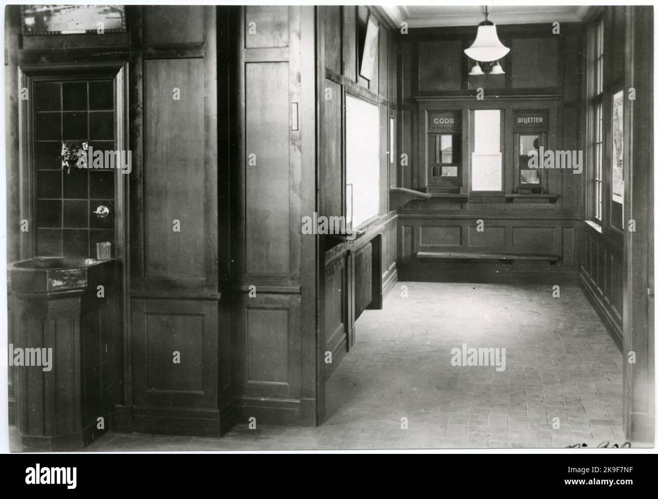 Interior from Tullinge station house Stock Photo - Alamy