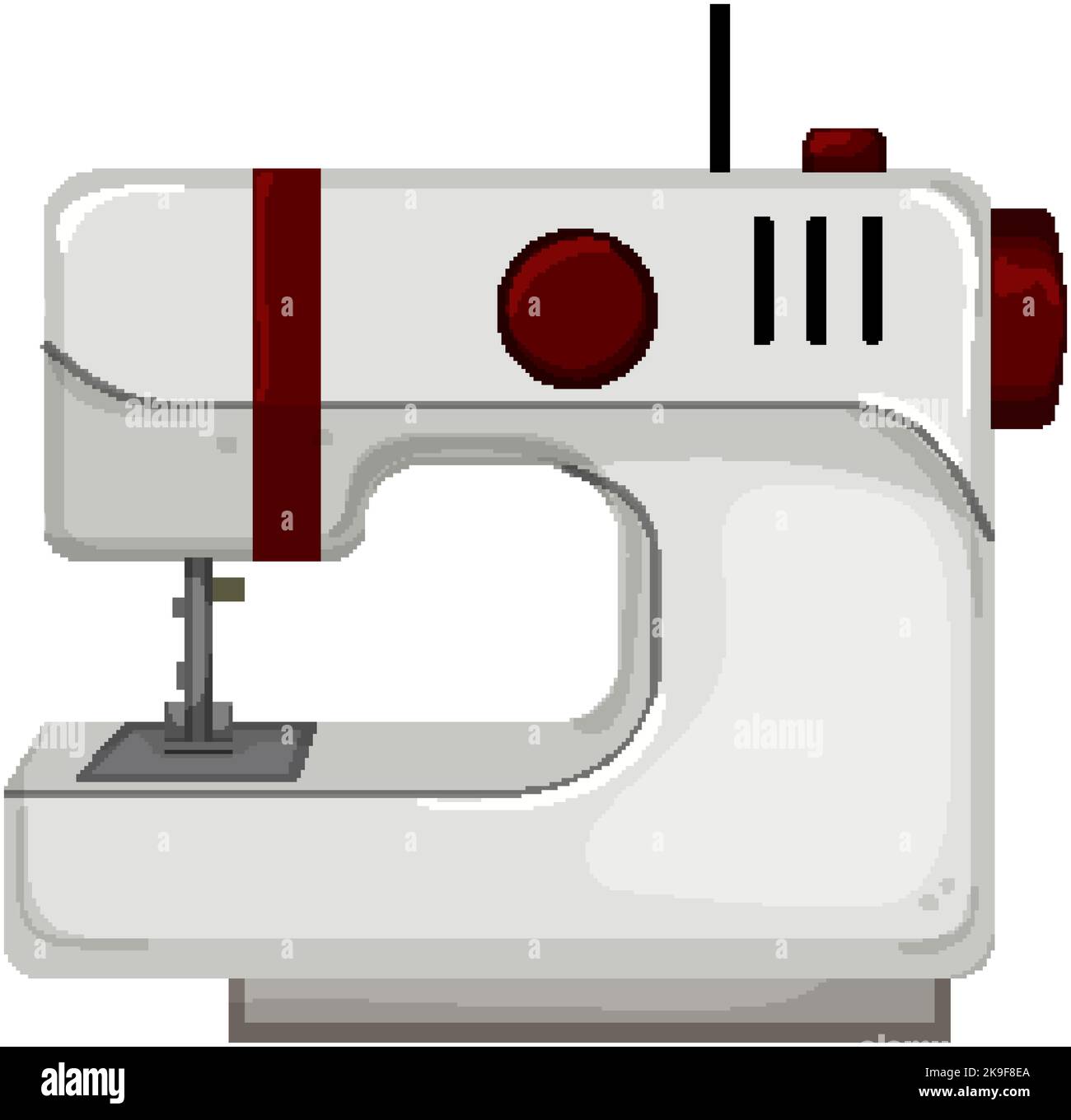 Tailor Sew Machine Cartoon Vector Illustration Stock Vector Image And Art