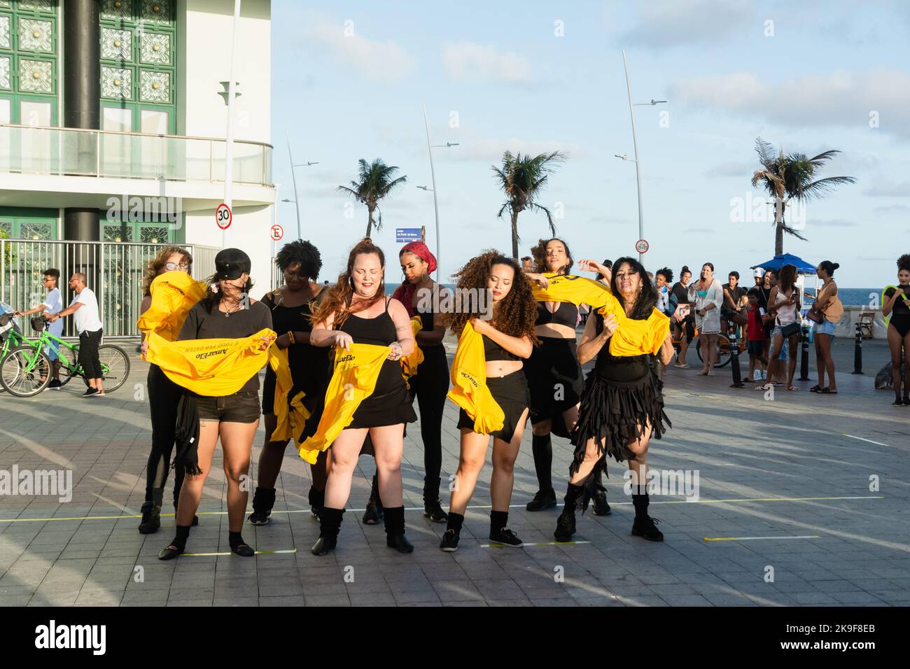 Salvador, Bahia, Brazil - October 22, 2022: Women performing dance at ...