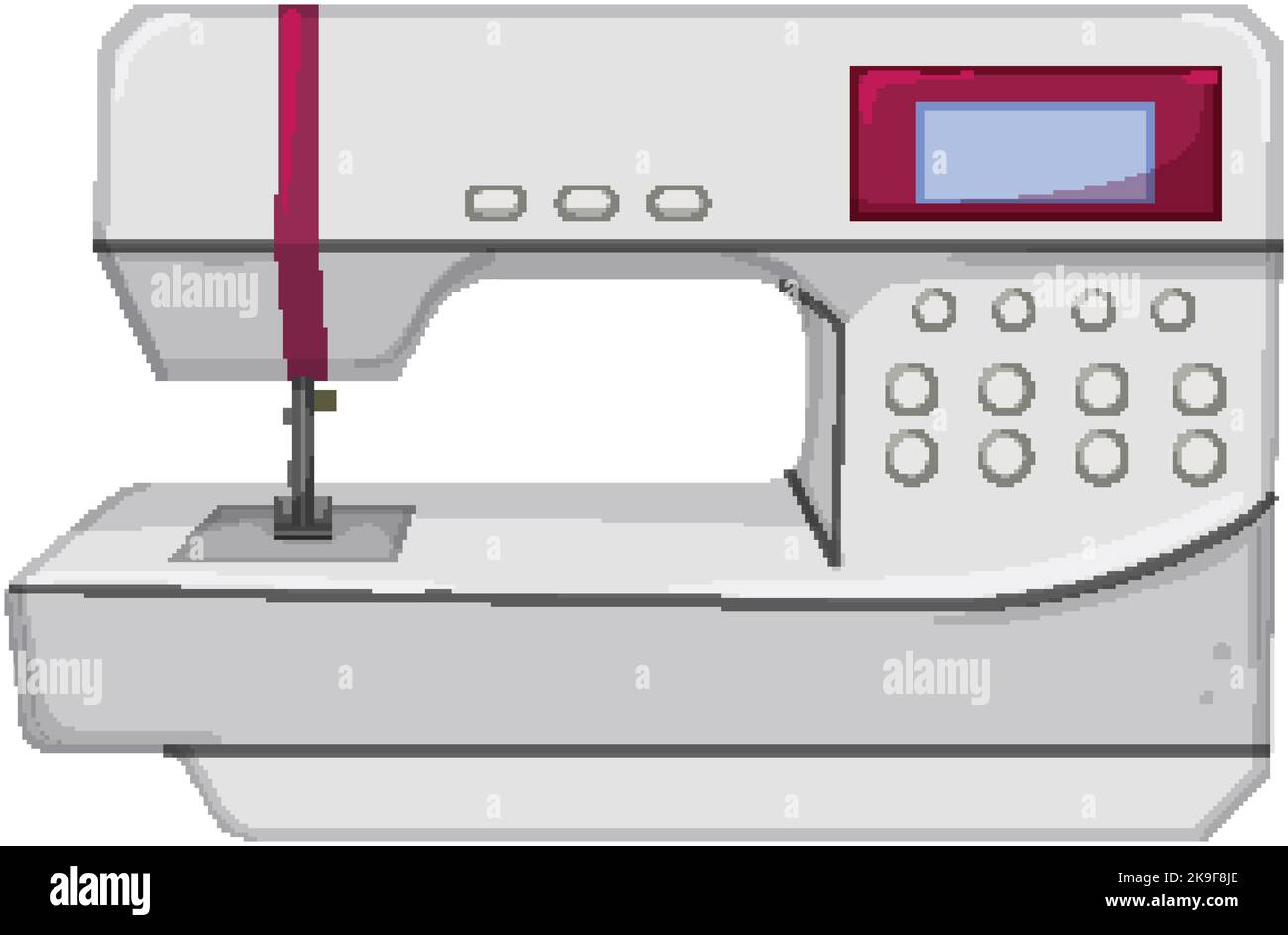 Craft Sew Machine Cartoon Vector Illustration Stock Vector Image And Art