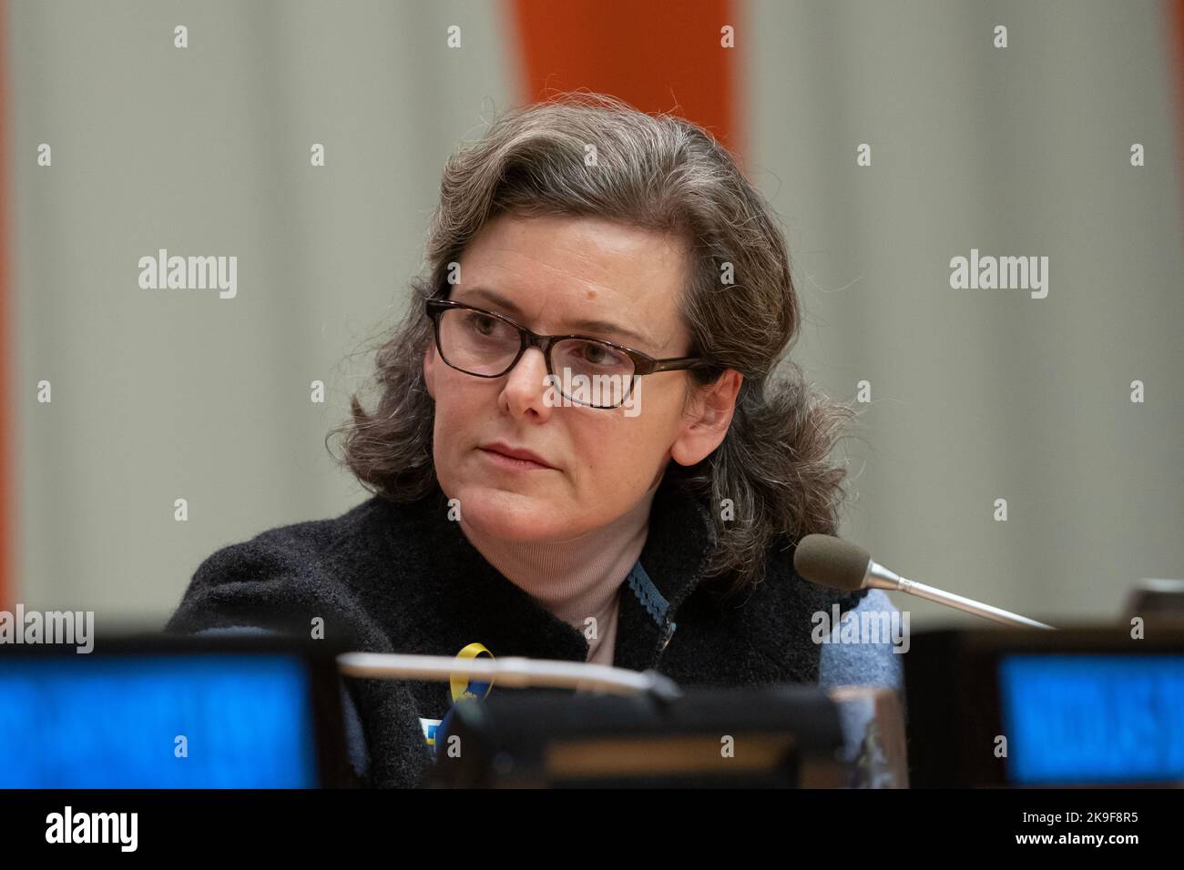 Dora Chomiak moderates panel after French intellectual Bernard-Henry ...