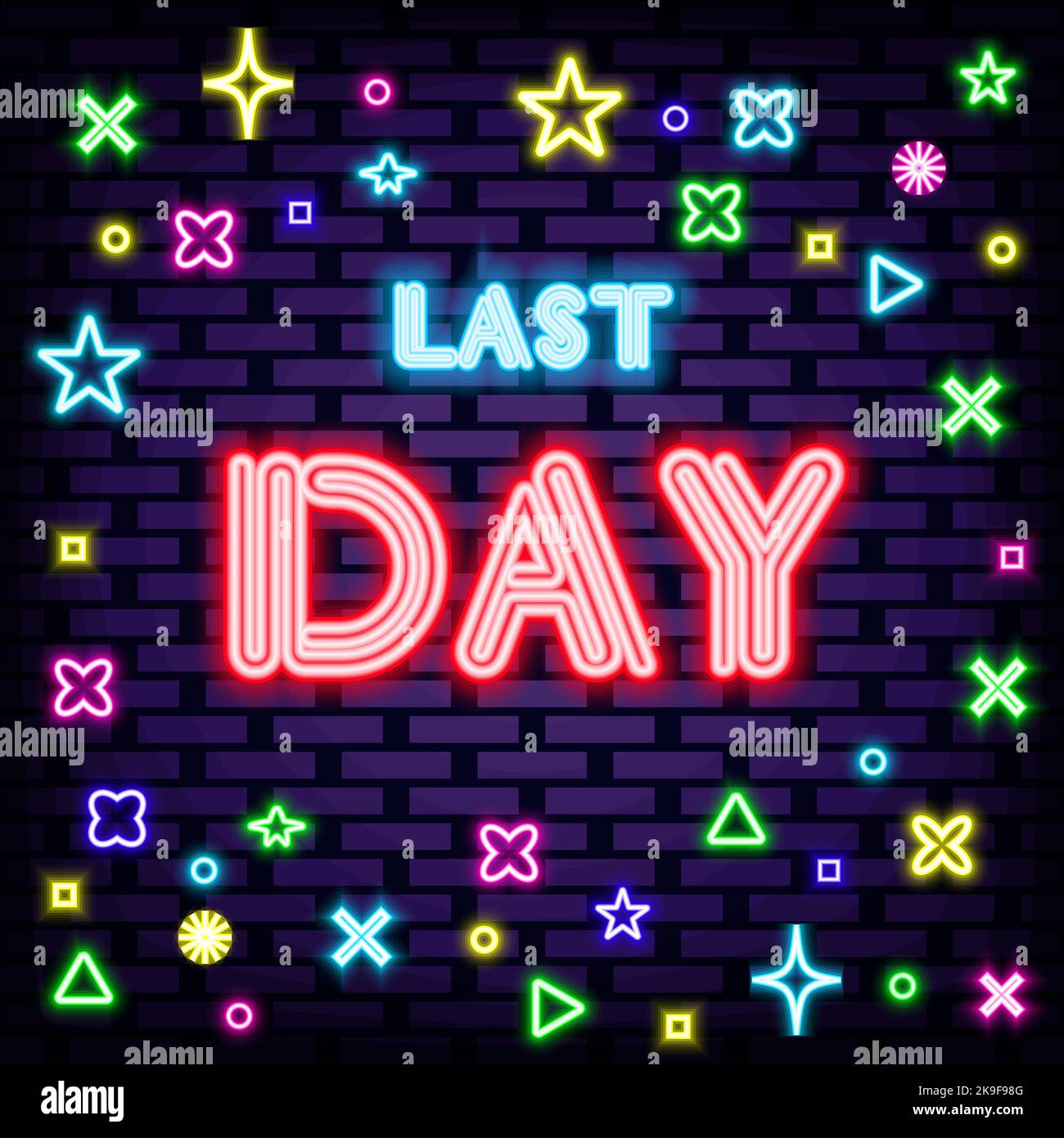 Last night show Stock Vector Images - Alamy