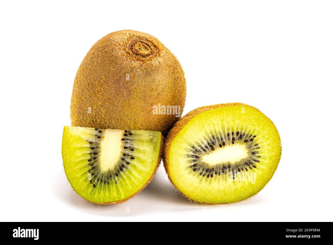 Ripe fresh hairy delicious kiwifruti or kiwi fruit or chinese ...