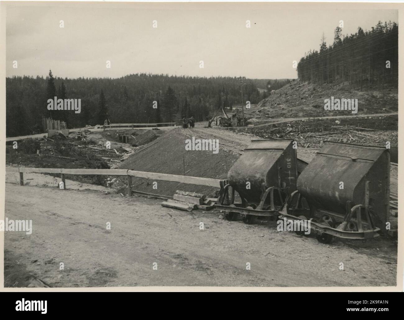 Filling of Sjöviken at Kortak Lake Kit-Kåb Stock Photo - Alamy
