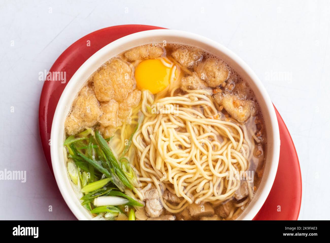 hearty bowl of batchoy, a noodle dish in the Philippines Stock Photo ...