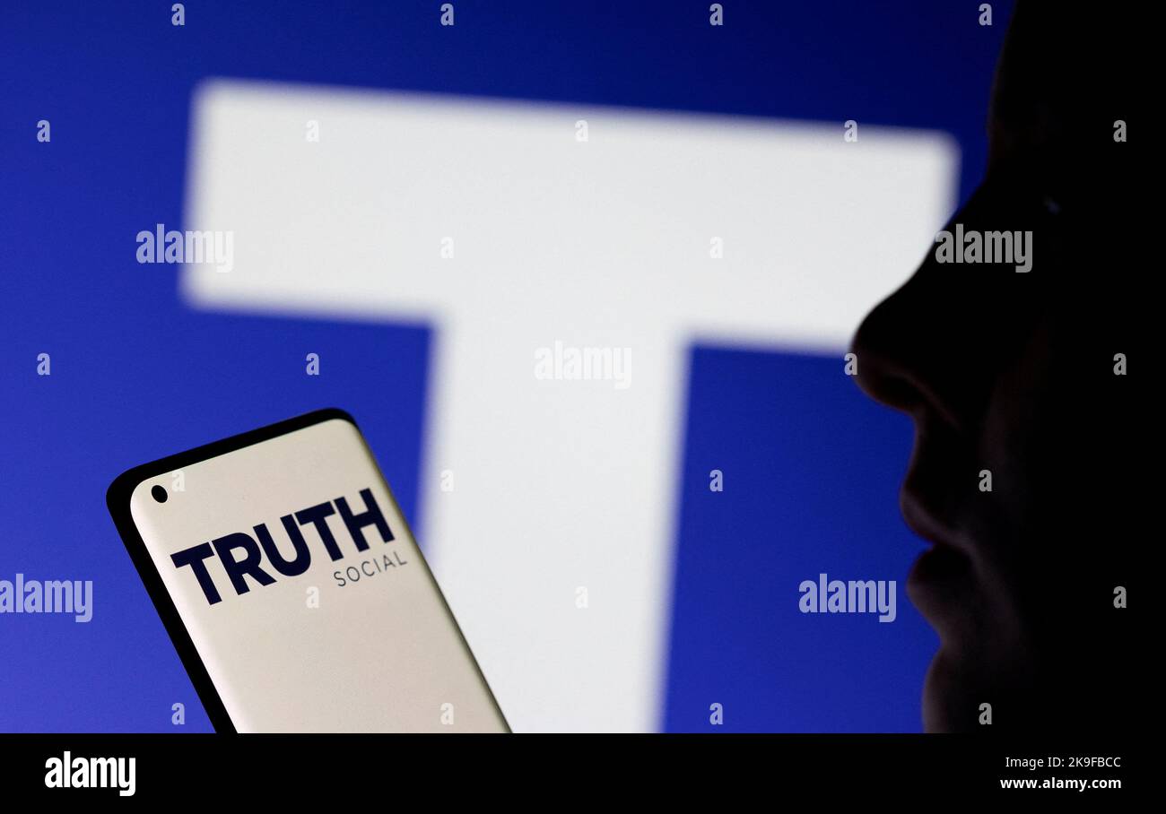 Truth social logo hi-res stock photography and images - Alamy