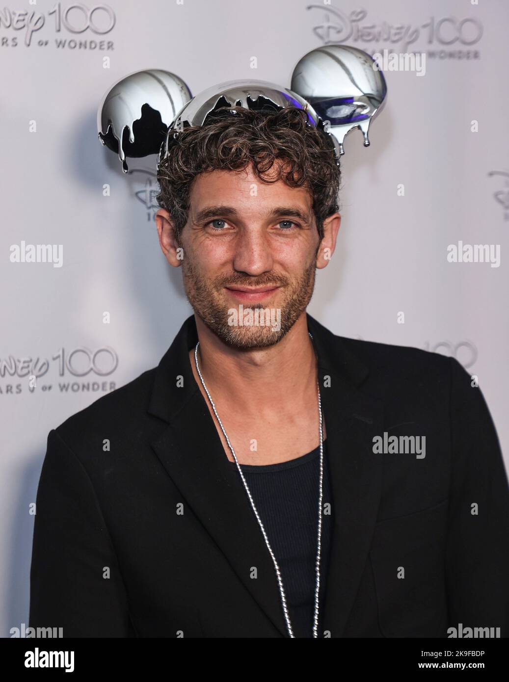 Max Rogers attends the Disney 100 event at Banking Hall in London ...