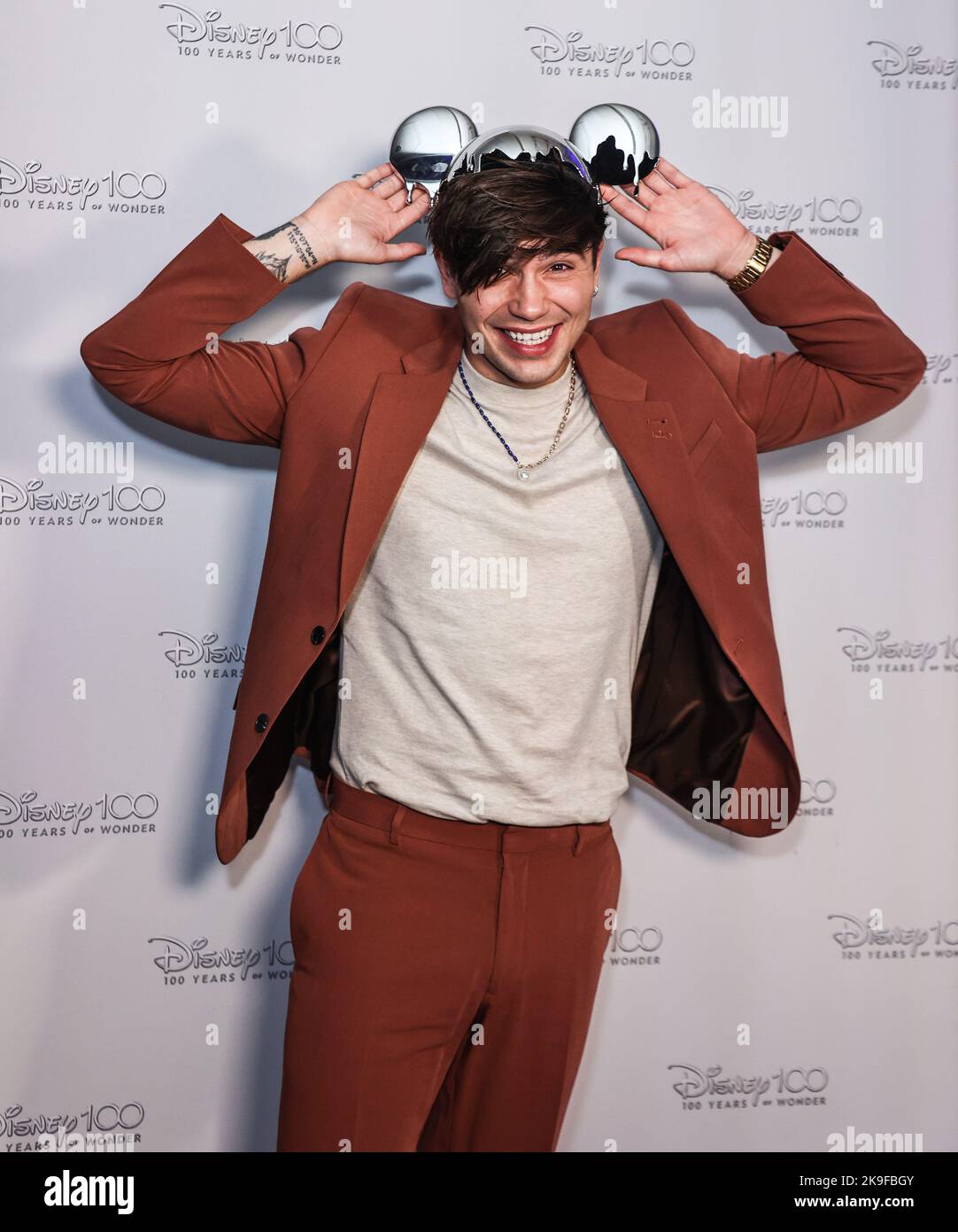 London, UK. 27th Oct, 2022. George Shelley attends the Disney 100 event ...