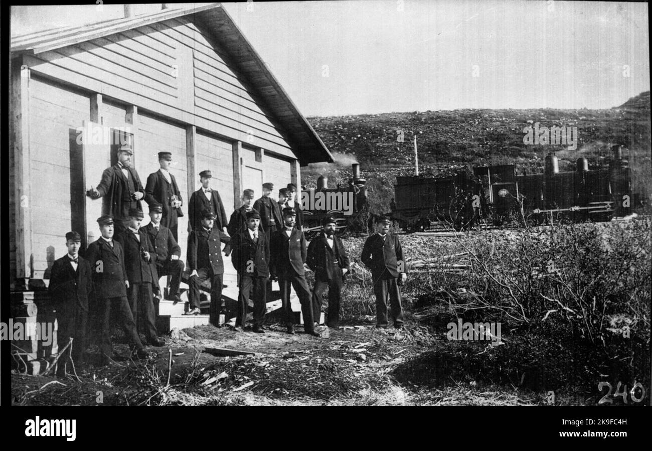 State Railways, SJ, Temporary Location with SJ KD1 390, 391 Stock Photo ...