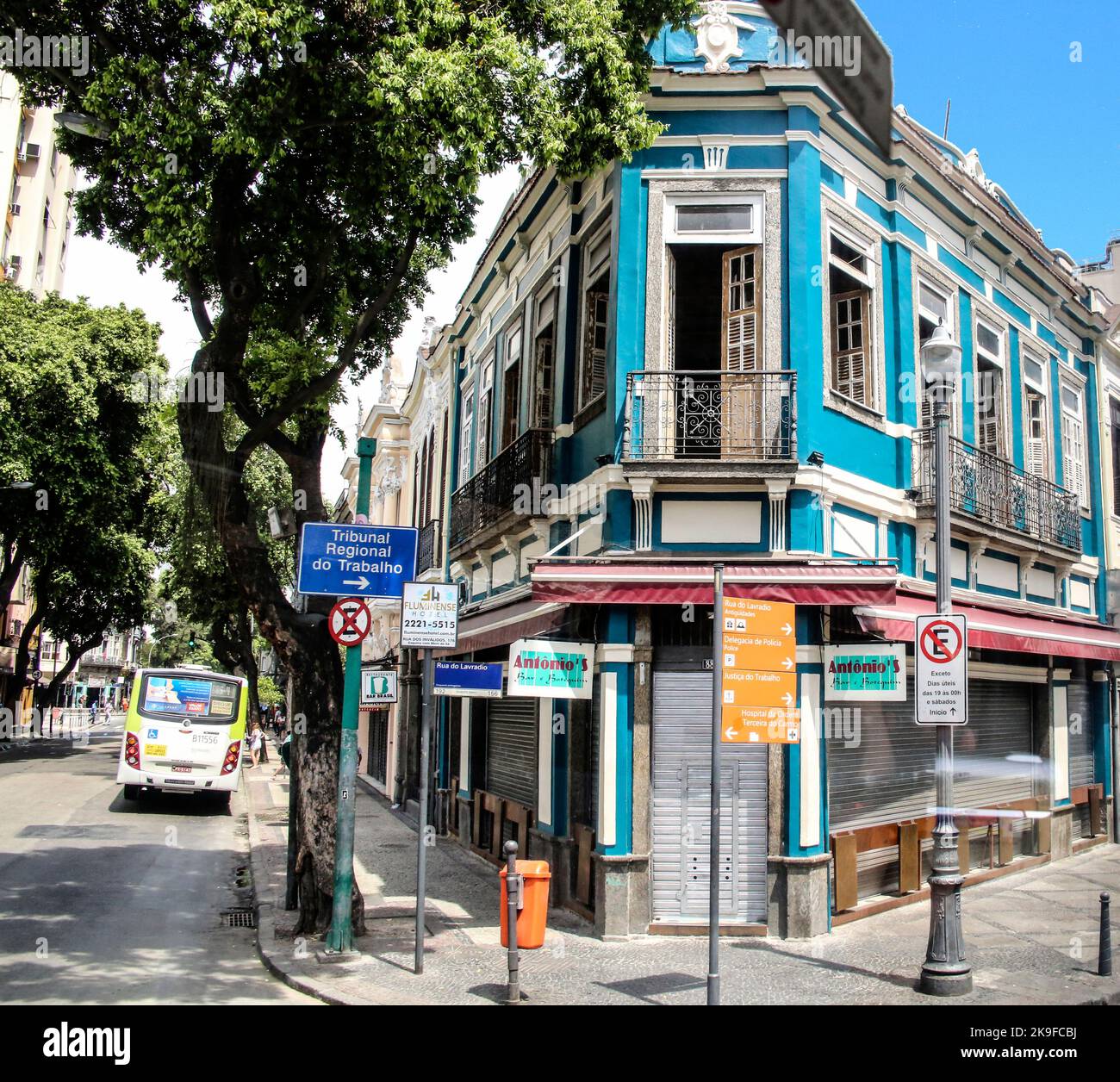 RIO DE JANEIRO- BRAZIL - JAN 30, 2015: famous restaurant Antonios Bar e ...