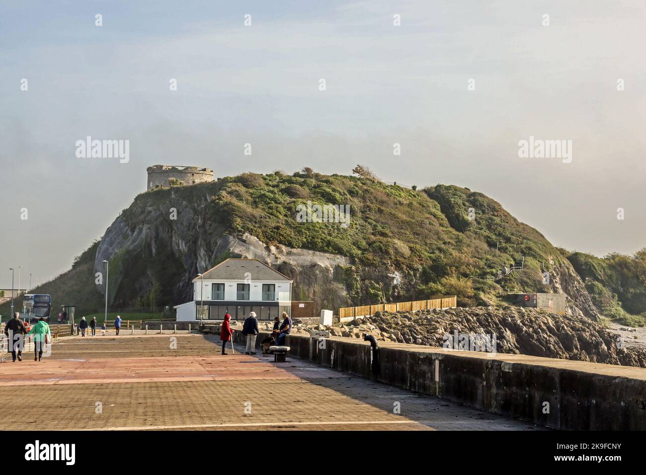 The historical Mount Batten Artillery Tower, Plymouth Sound. Built in ...