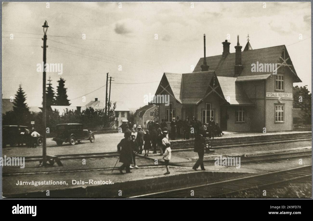 Dals Rostock Railway Station Stock Photo - Alamy