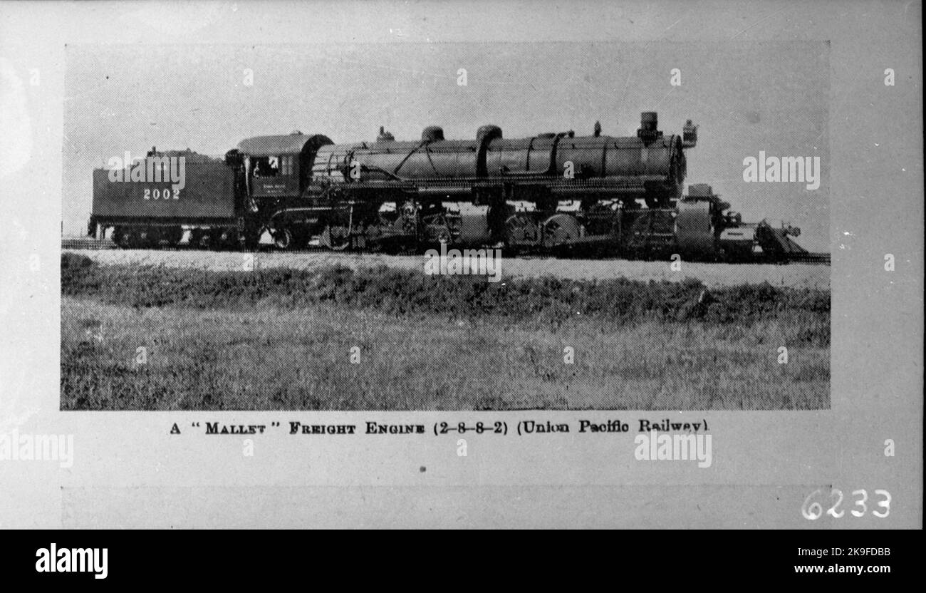 (Union Pacific Railwaty) UP lok 2002 Stock Photo - Alamy