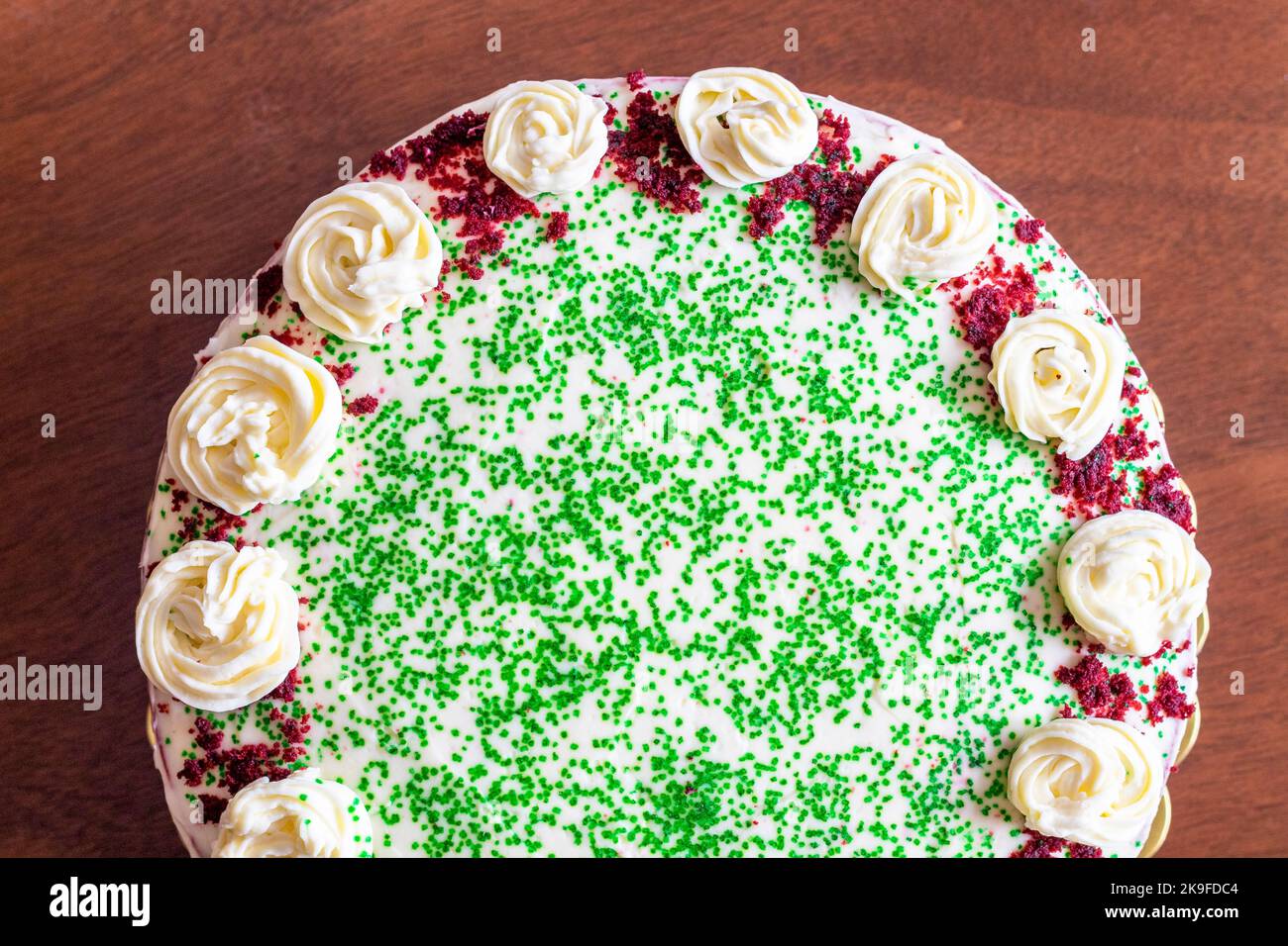 Red velvet cake at a local cafe in Cebu City, Philippines Stock Photo ...