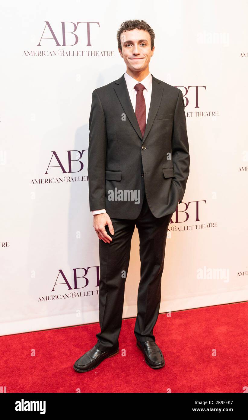 New York, USA. 27th Oct, 2022. Jacob Clerico attends the American ...
