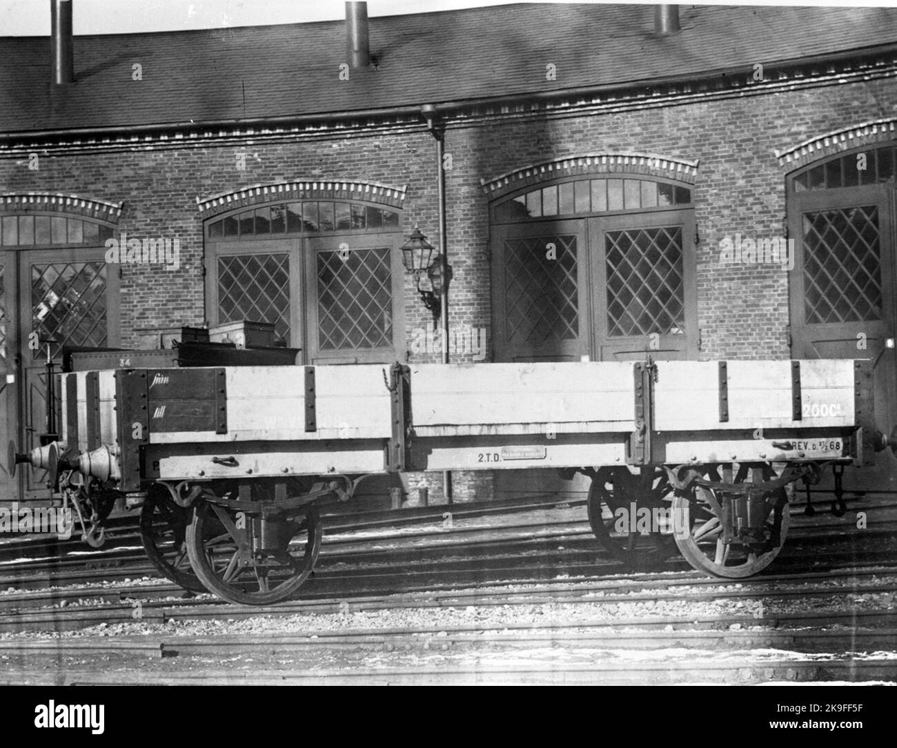 The State Railways, Sj freight wagon Litt pi 198 Stock Photo - Alamy