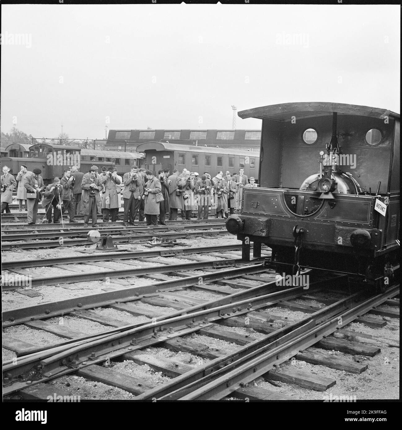 Englishmen visiting Tomteboda Stock Photo - Alamy
