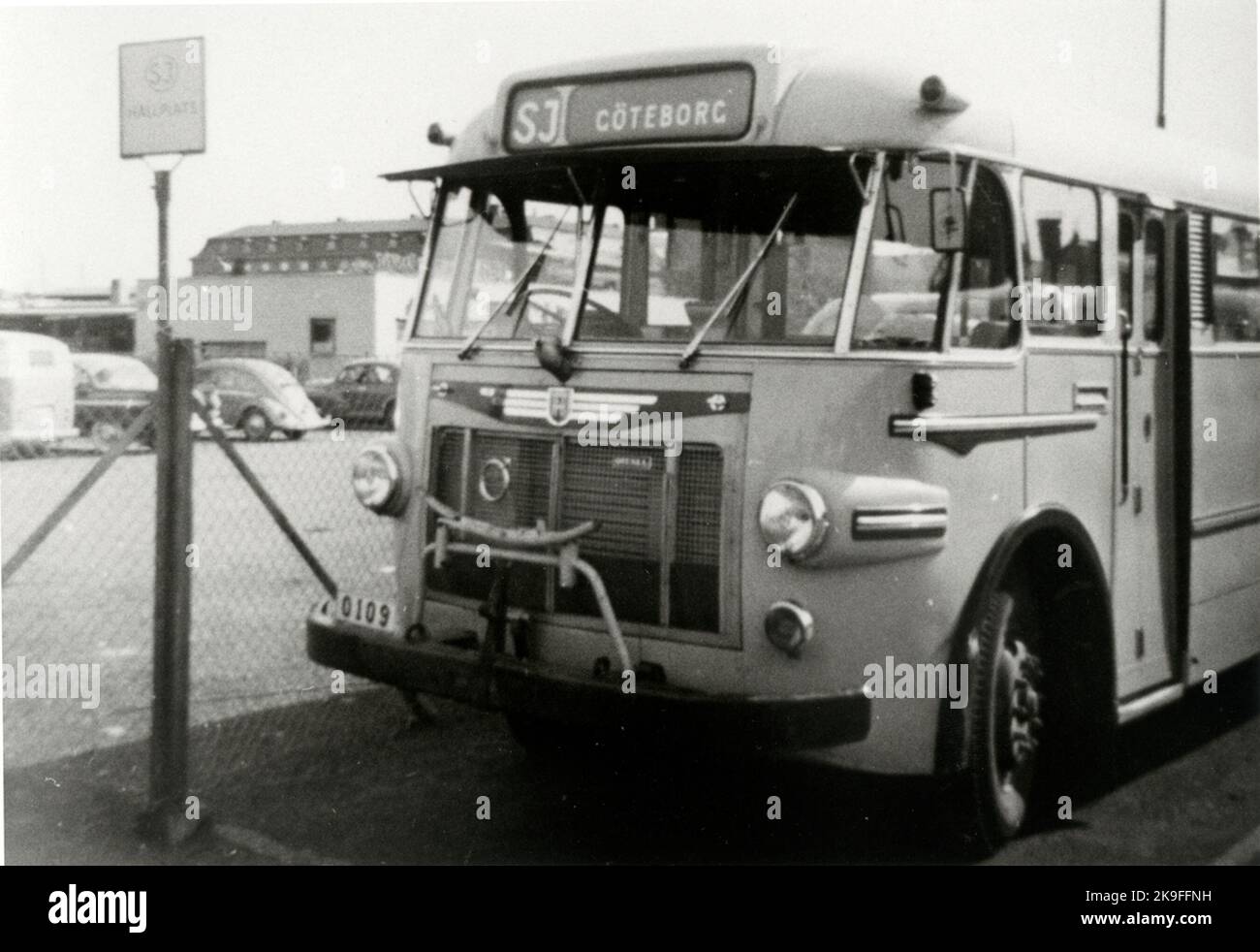 State Railways, SJ Bus 2132. Volvo Bus B616 Stock Photo - Alamy