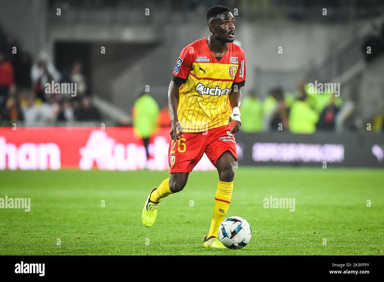 Salis ABDUL SAMED of Lens during the French championship Ligue 1 ...