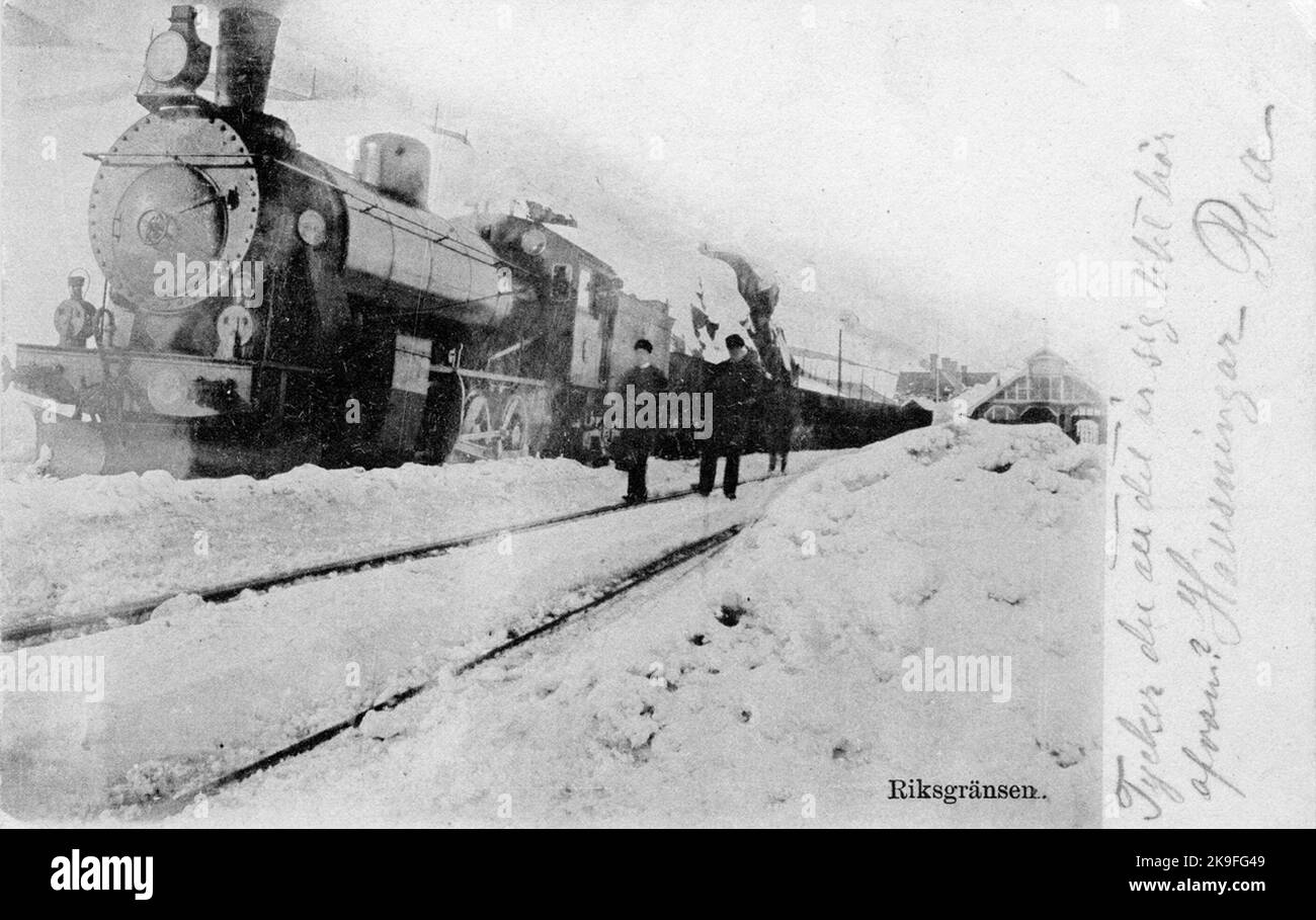 The national border locomot Sj Litt r Stock Photo - Alamy