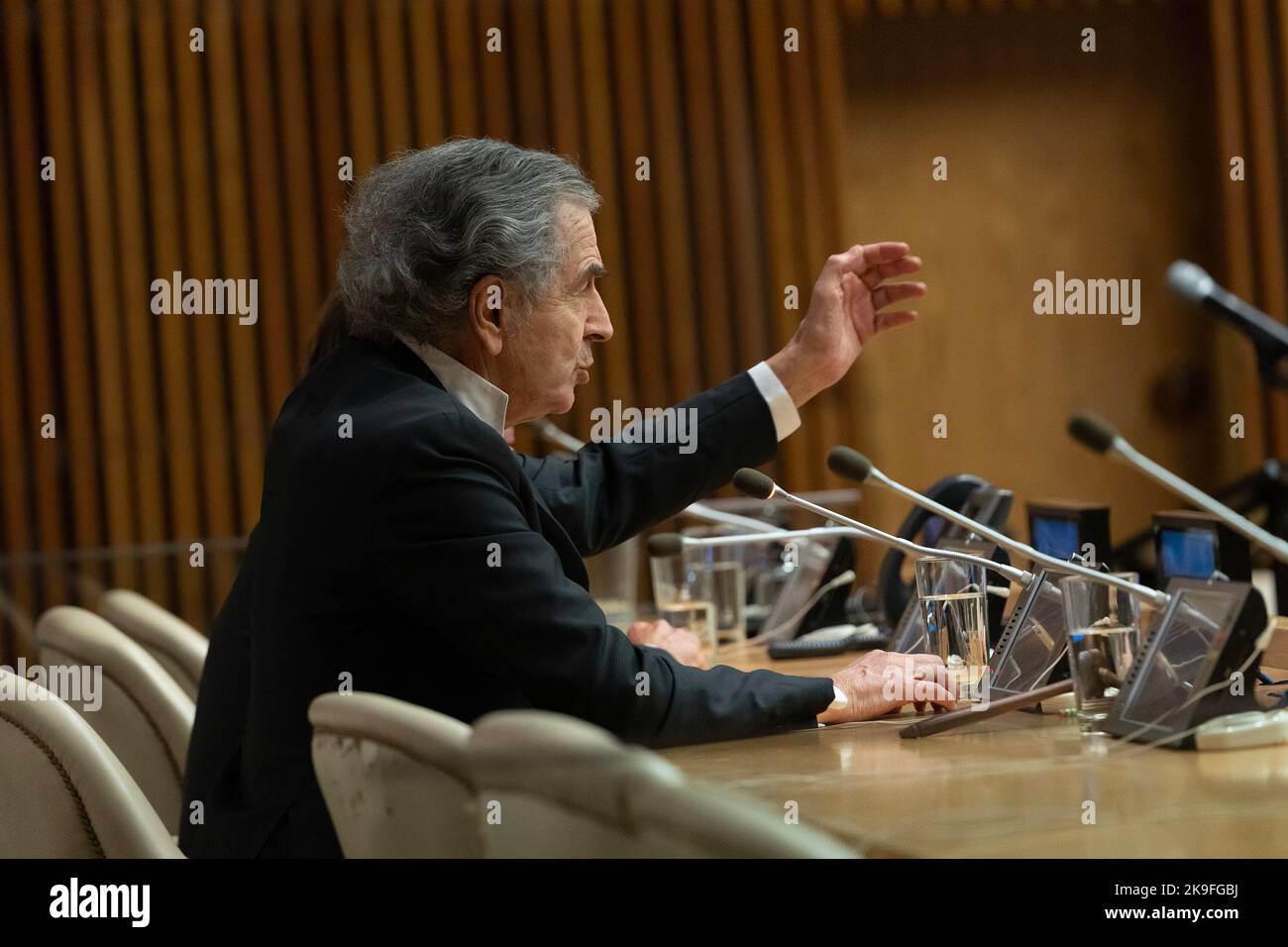 New York, United States. 27th Oct, 2022. French intellectual Bernard ...
