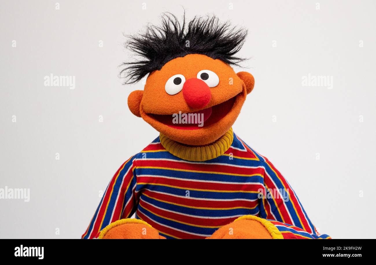 Hamburg, Germany. 24th Oct, 2022. The character Ernie from Sesame Street, taken in a photo ...