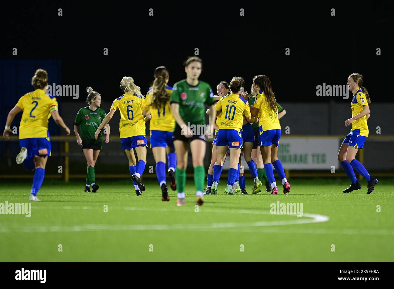 Barry, Wales. 27th Oct, 2022. Mackenzie Olden of Barry Town Utd Women ...
