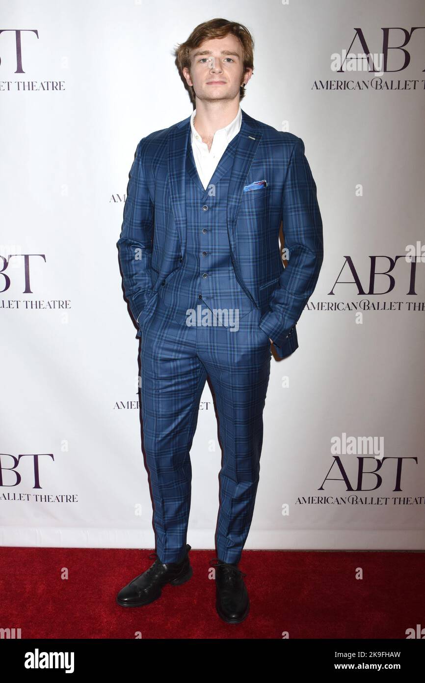 27 October 2022 - New York, New York - Aran Bell at the American Ballet ...