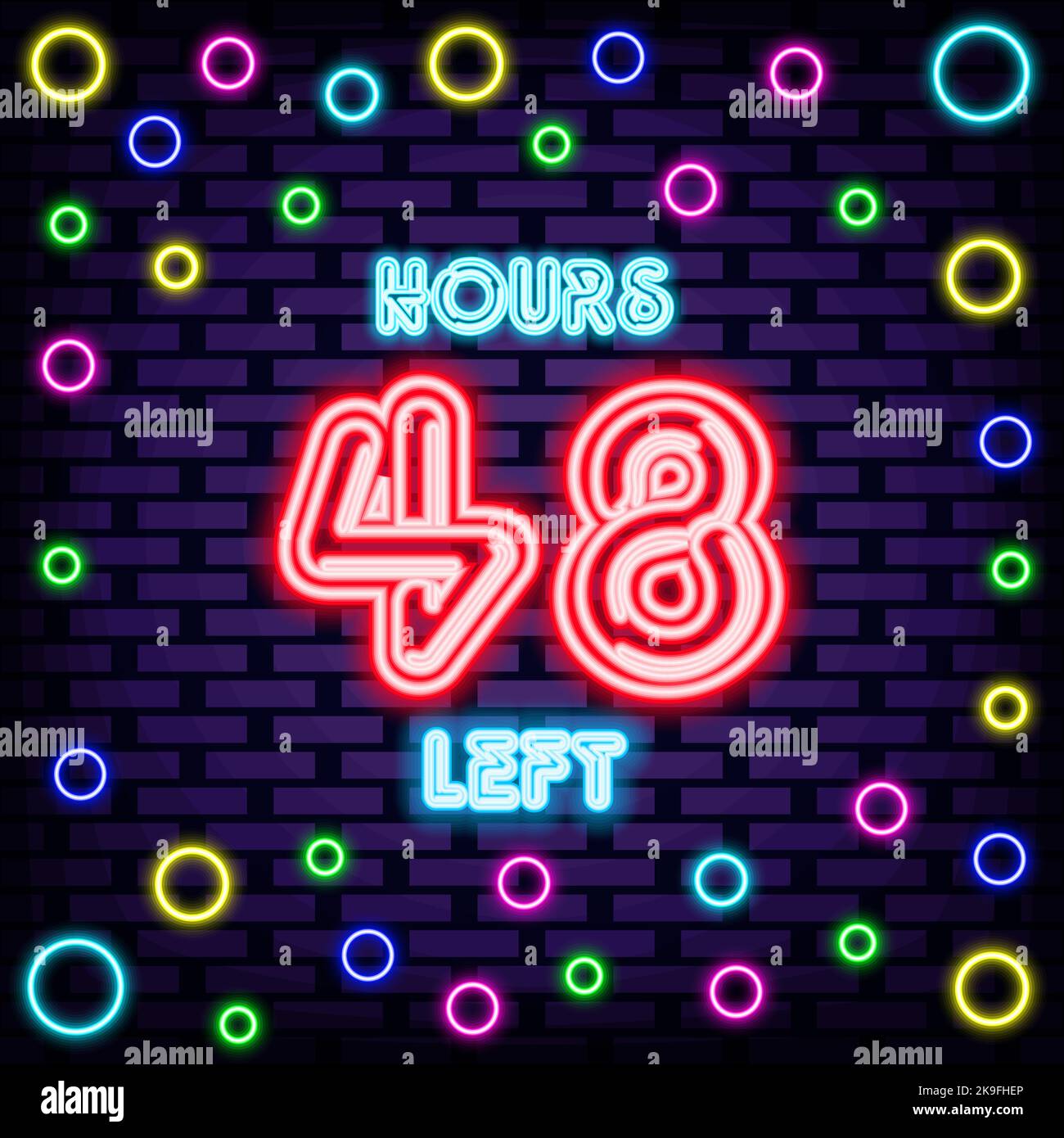 48 hours poster Stock Vector Images - Alamy
