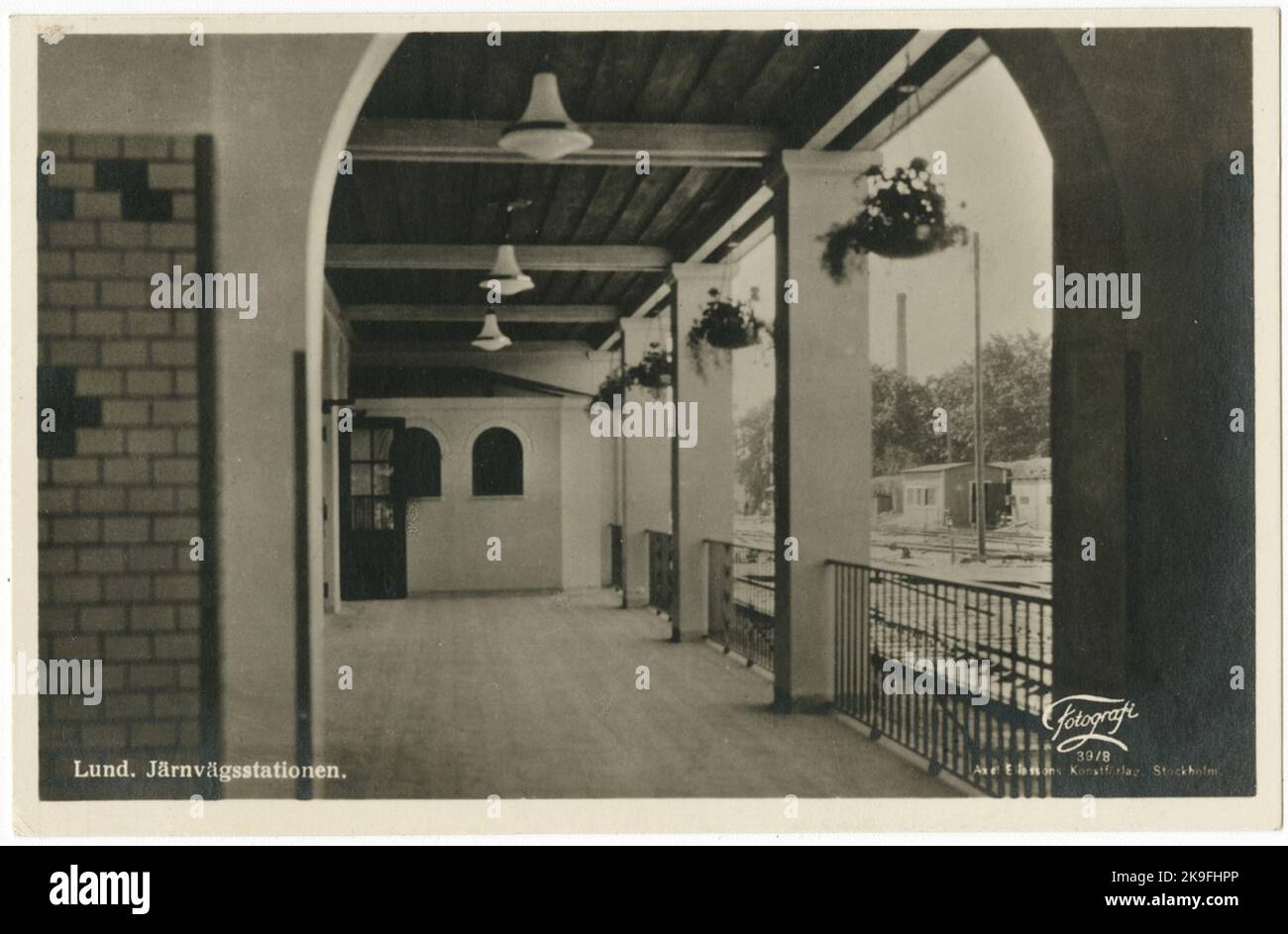 Lund, railway station Stock Photo - Alamy