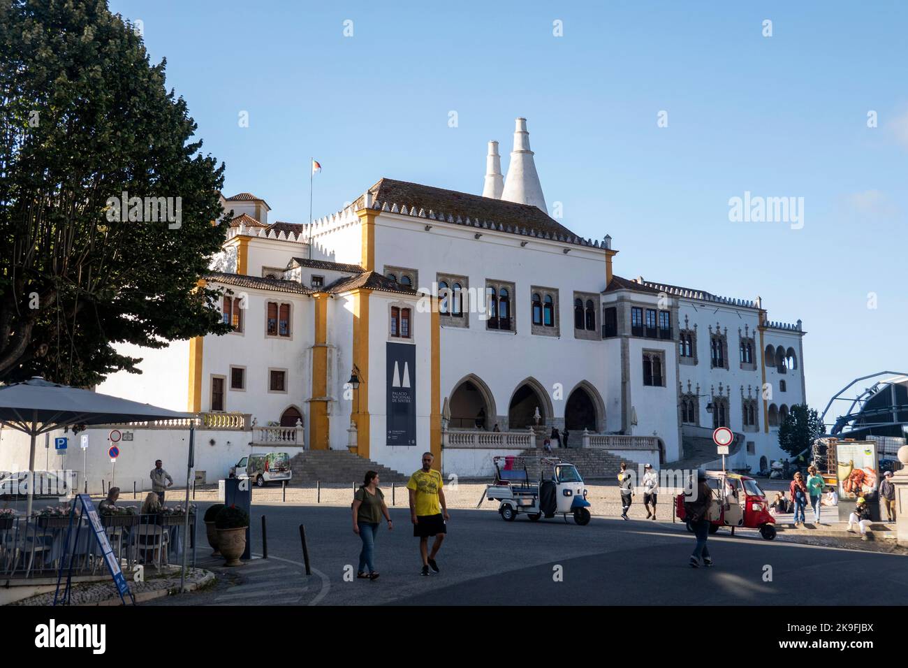 SINTRA, PORTUGAL - 27th JUNE 2022: Famous National Palace of Sintra ...