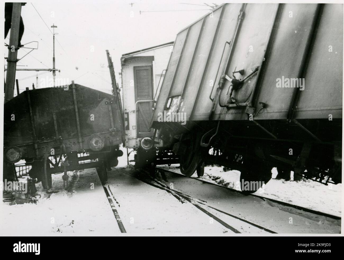 Train tracking in Malmö Stock Photo - Alamy