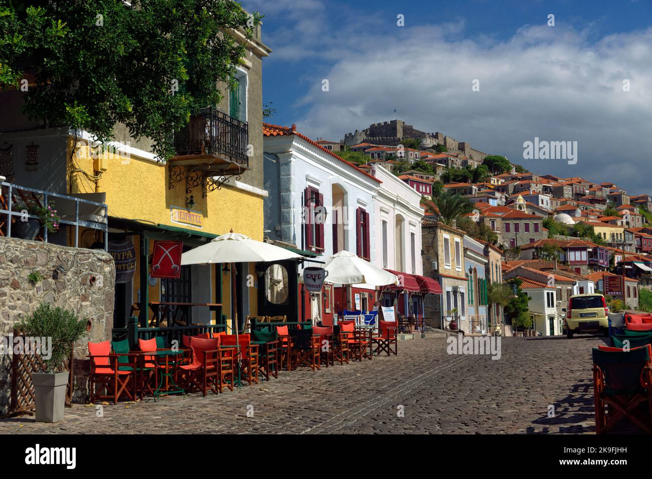 Molyvos Castle, Molyvos or Mithymna, Lesbos, Northern Aegean Islands ...