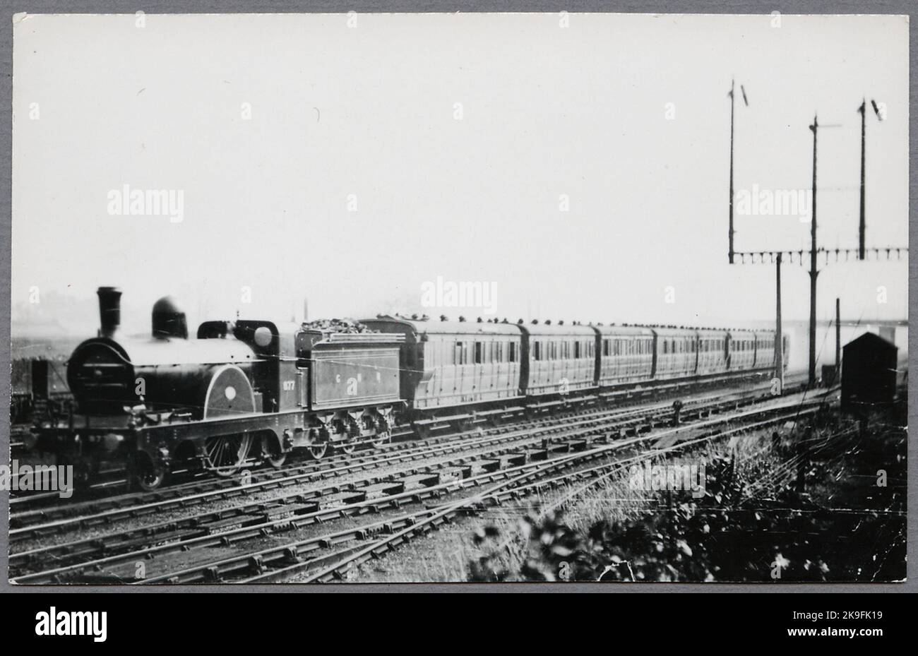 Steam Lock Great Western Railway, GWR Lok 877 Stock Photo - Alamy