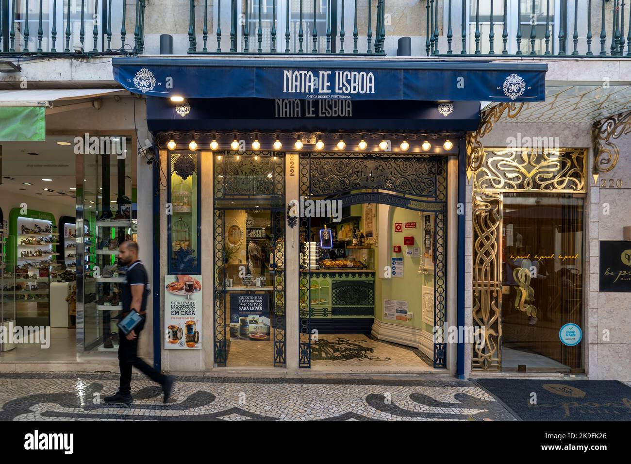 LISBON, PORTUGAL, 28th JUNE 2022: View of the famous historical store ...