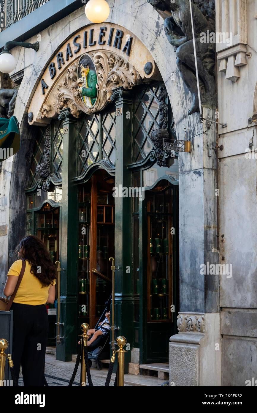 LISBON, PORTUGAL, 28th JUNE 2022: View of the famous historical store ...