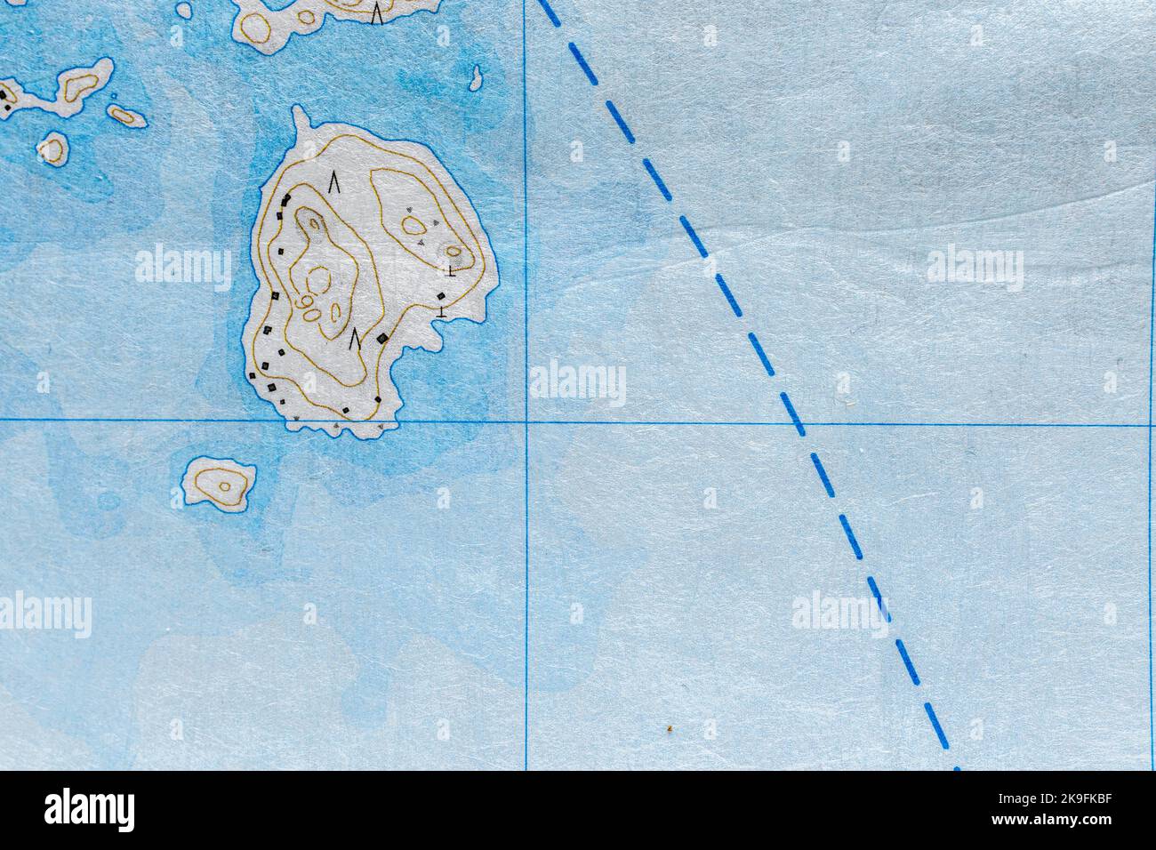 Island topographic map hi-res stock photography and images - Alamy