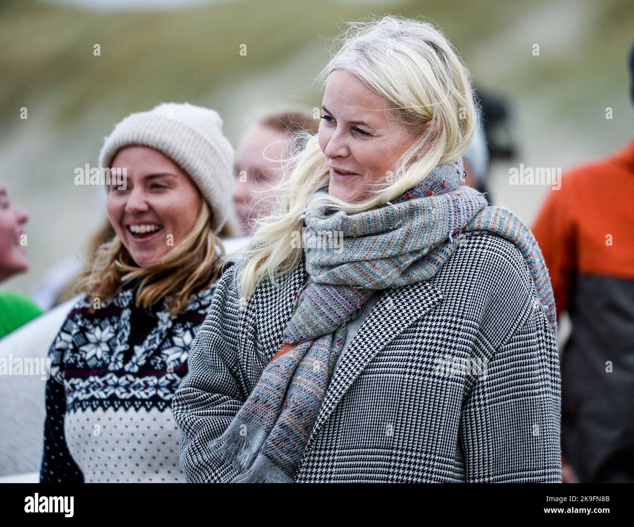 Bore, Norway 20221028.Crown Princess Mette-Marit is a spectator while ...