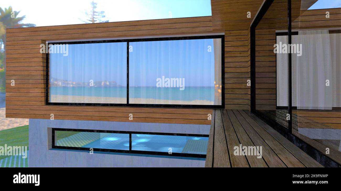 Architectural improvisation with a wooden facade. Looks cozy and ...